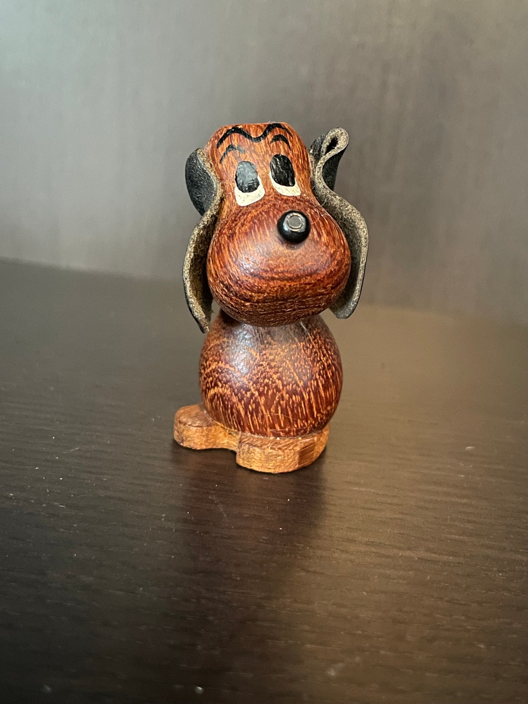MCM Wooden Dog Figurine- Sallingboe Denmark - Etsy