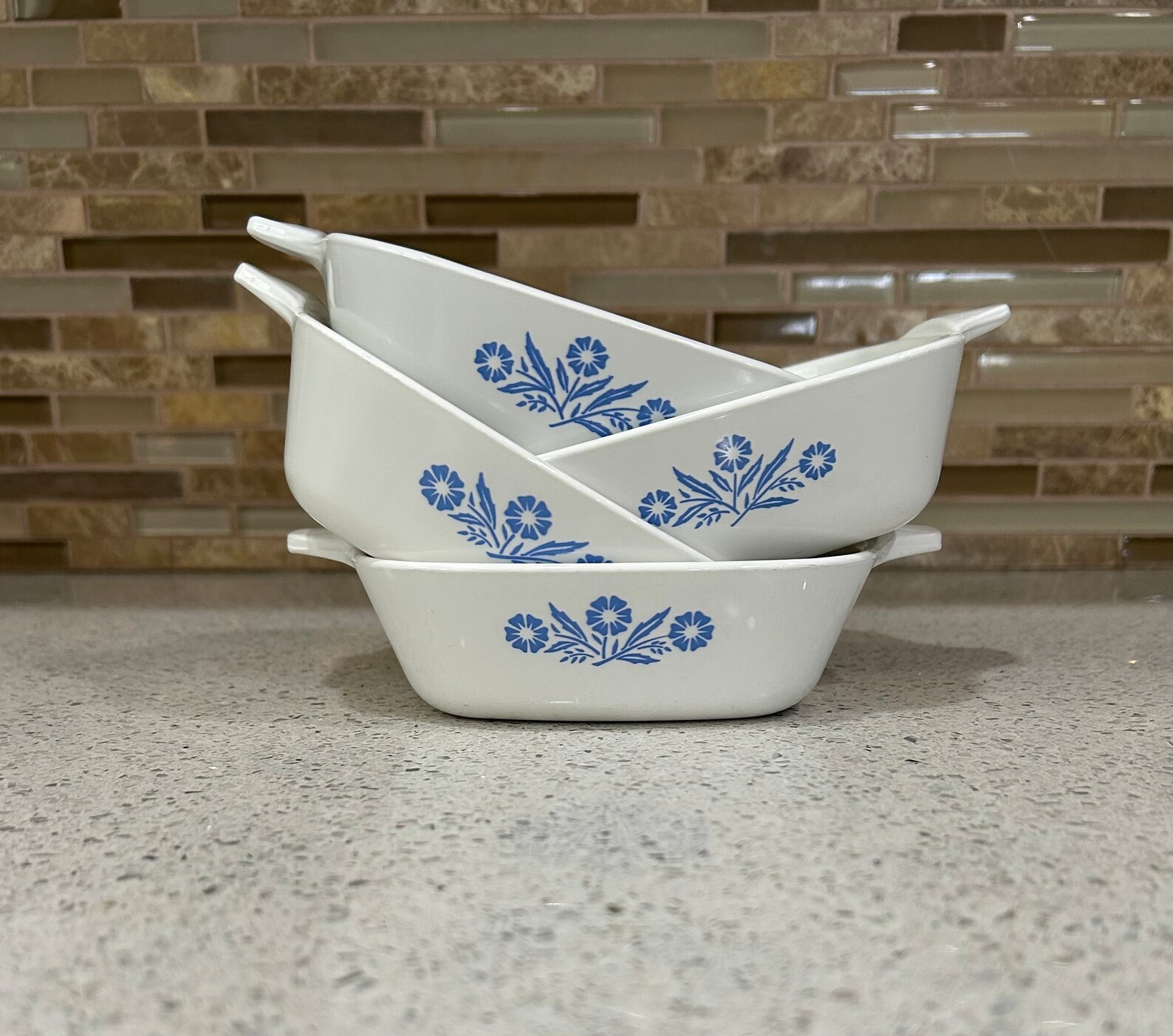 Set of Four Vintage Corningware Blue Cornflower Petite Pans P-41-B - Etsy