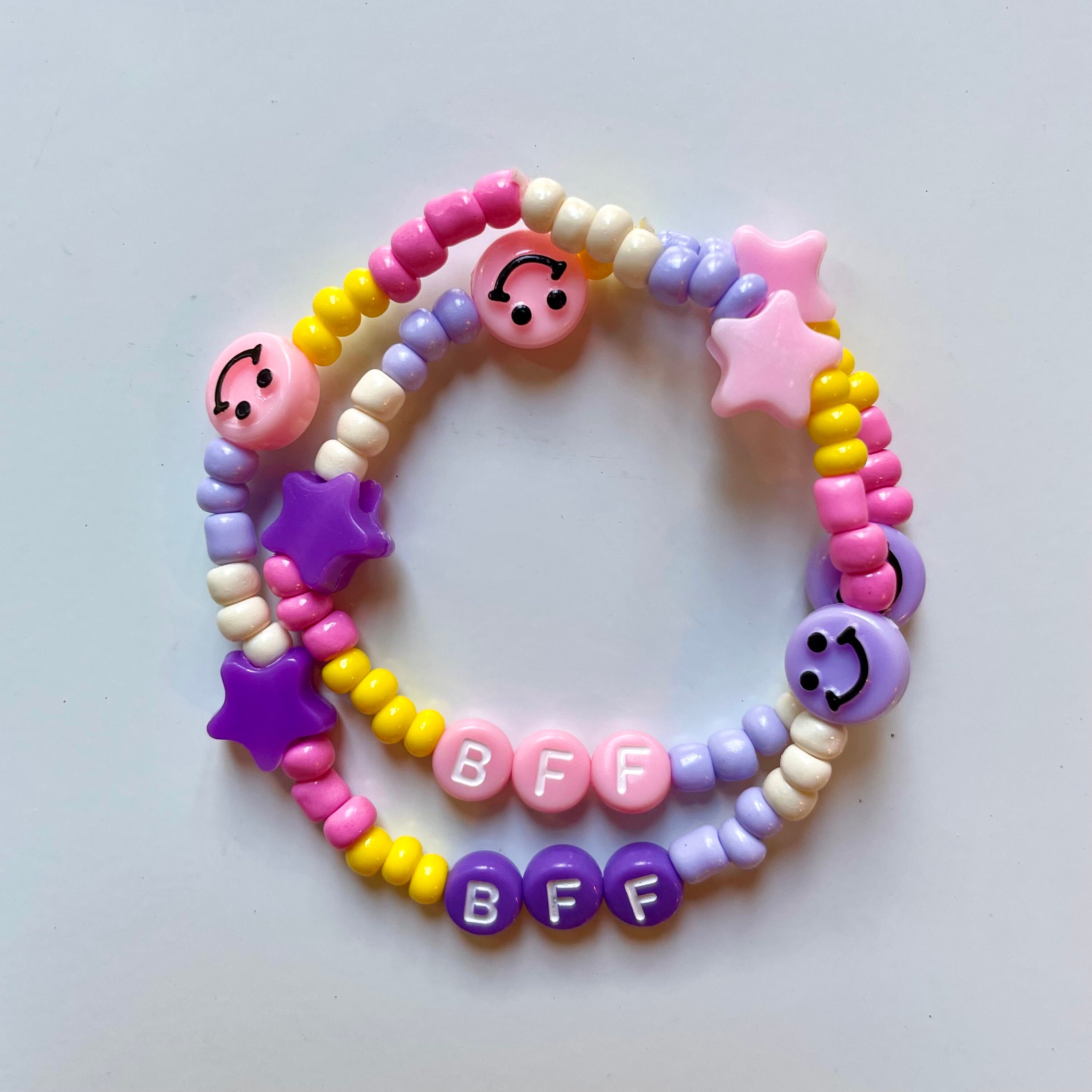 BFF Bracelets, Momma & Mini Bracelet Stack, Matching Bead Bracelet ...