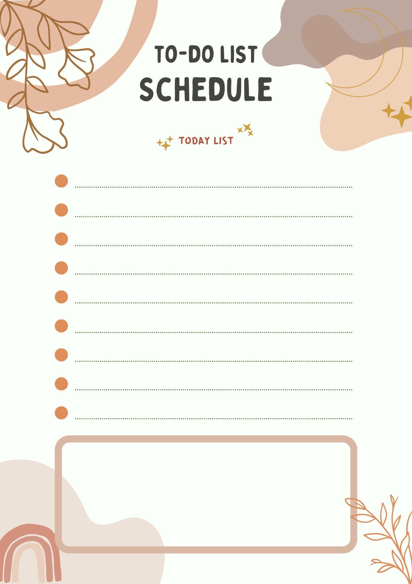 Printable Minimalist to Do List Printable - Etsy