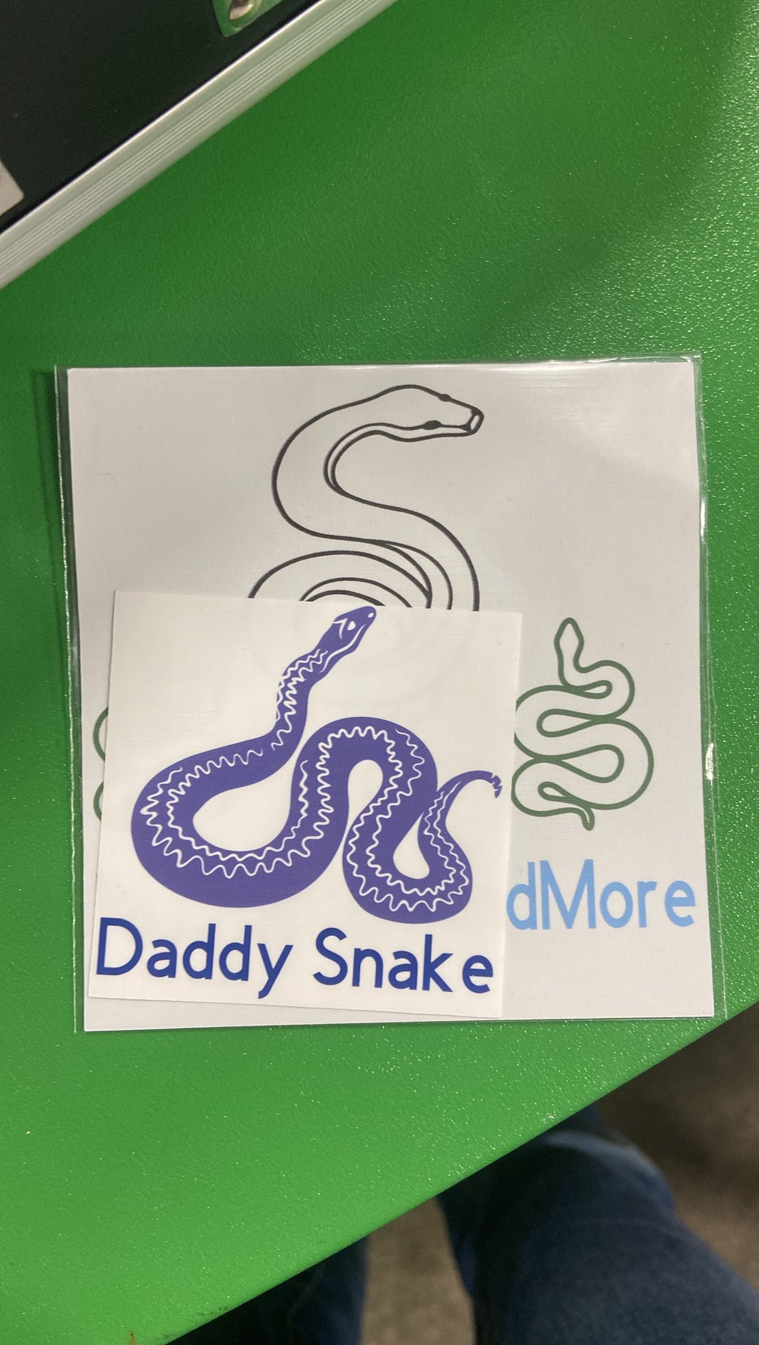 Snake Dad Sticker - Etsy