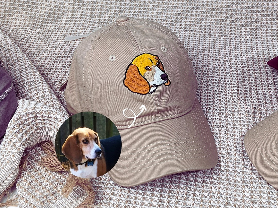 Design Your Dog Hat Personalized Baseball Cap Custom Embroidered Pet ...