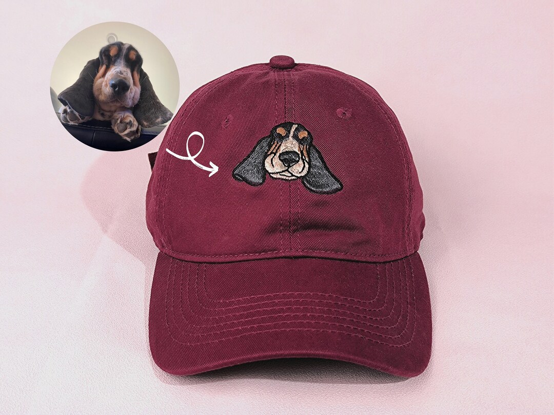 Design Your Dog Hat Personalized Baseball Cap Custom Embroidered Pet ...