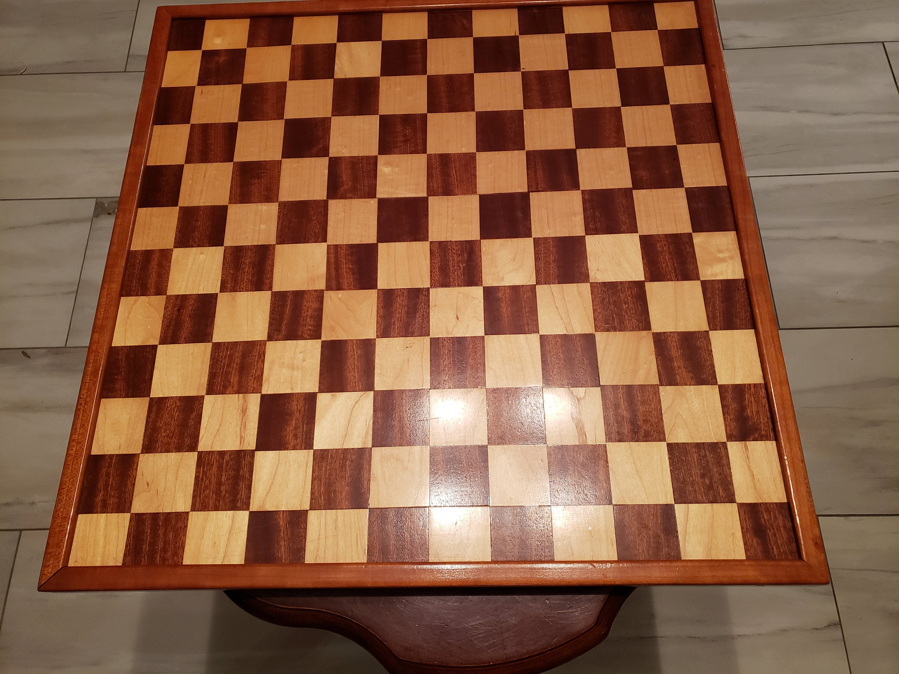 All Wood Checker Board Individually Fitted Pieces - Etsy