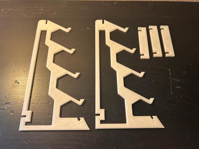 3D Printed Fingerboard Rack 4 Boards - Etsy