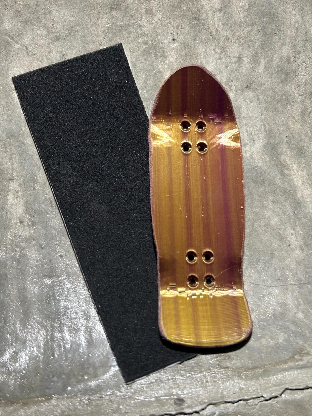 3d Printed Fingerboard Deck 80s Style Shape - Etsy