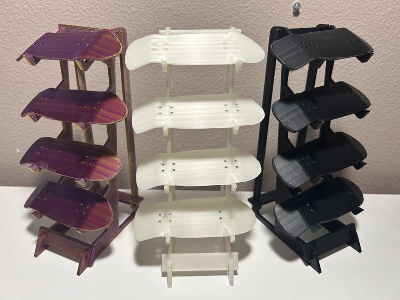 3d Printed Fingerboard Deck 80s Style Shape - Etsy
