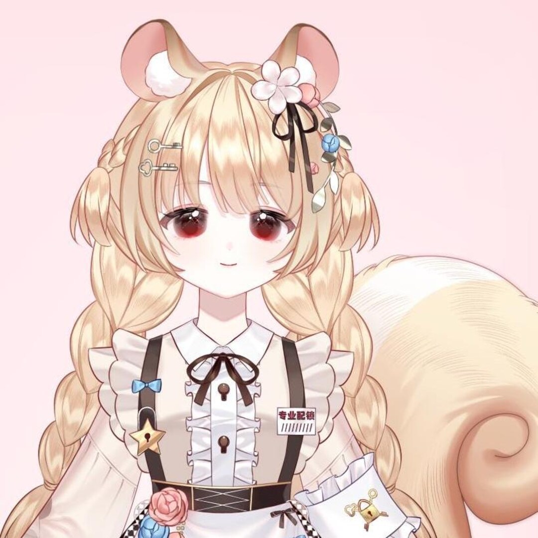 Live2d Premade Vtuber Model : Female Squirrel - Commercial FULLY RIGGED ...