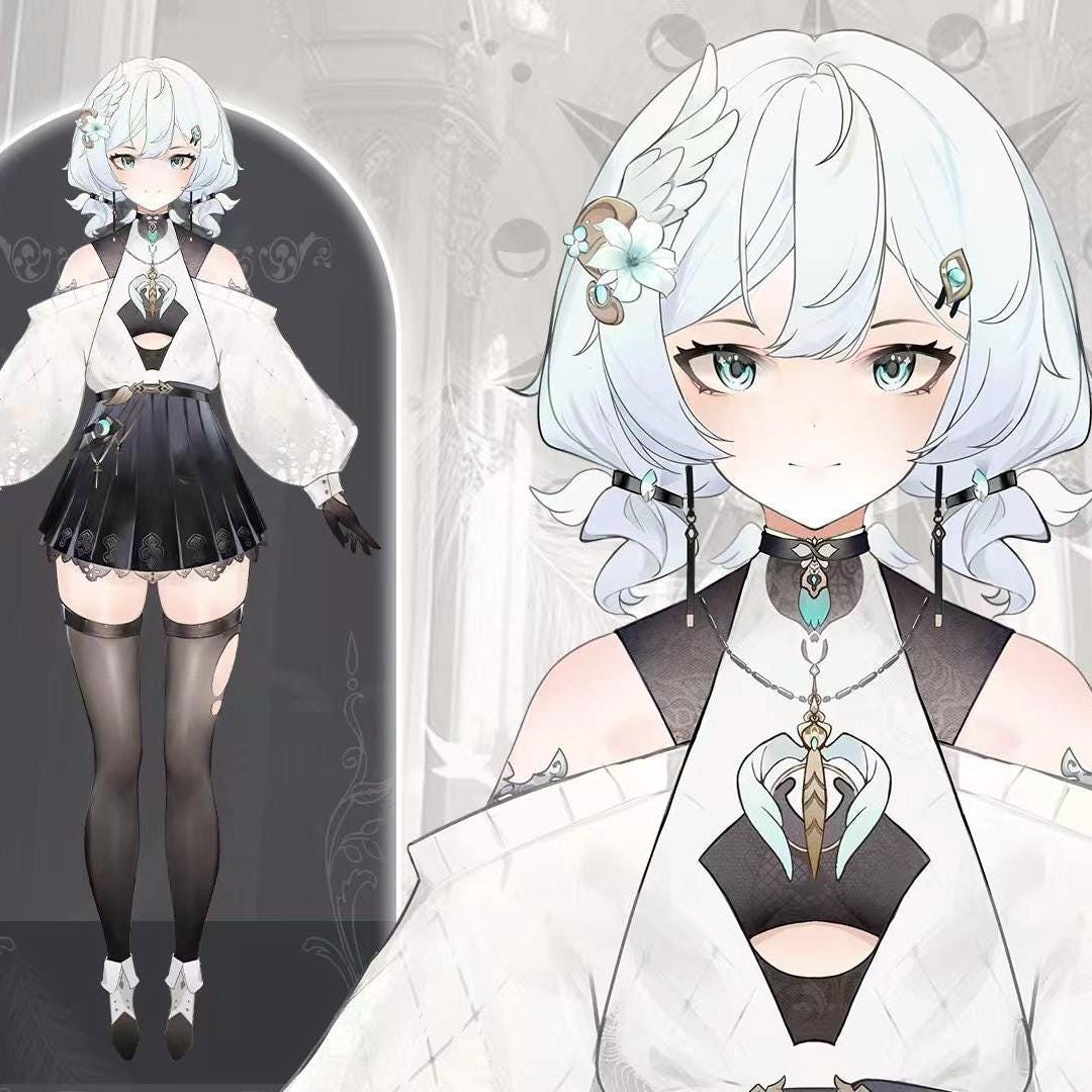 Live2d Premade Vtuber Model : Female Angel - Commercial FULLY RIGGED - Ready to Use - Youtube ...