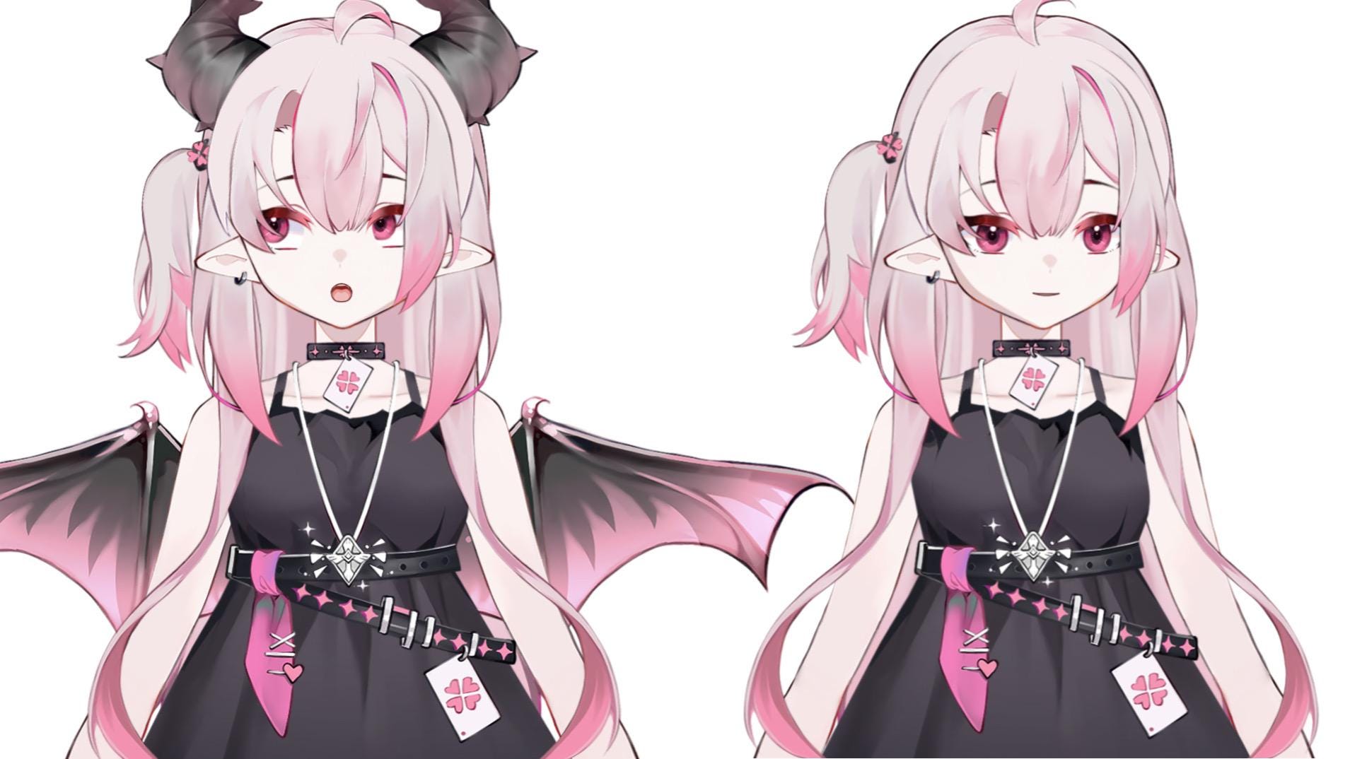 Live2d Premade Vtuber Models : Kawaii Demon - Commercial Fully Rigged ...