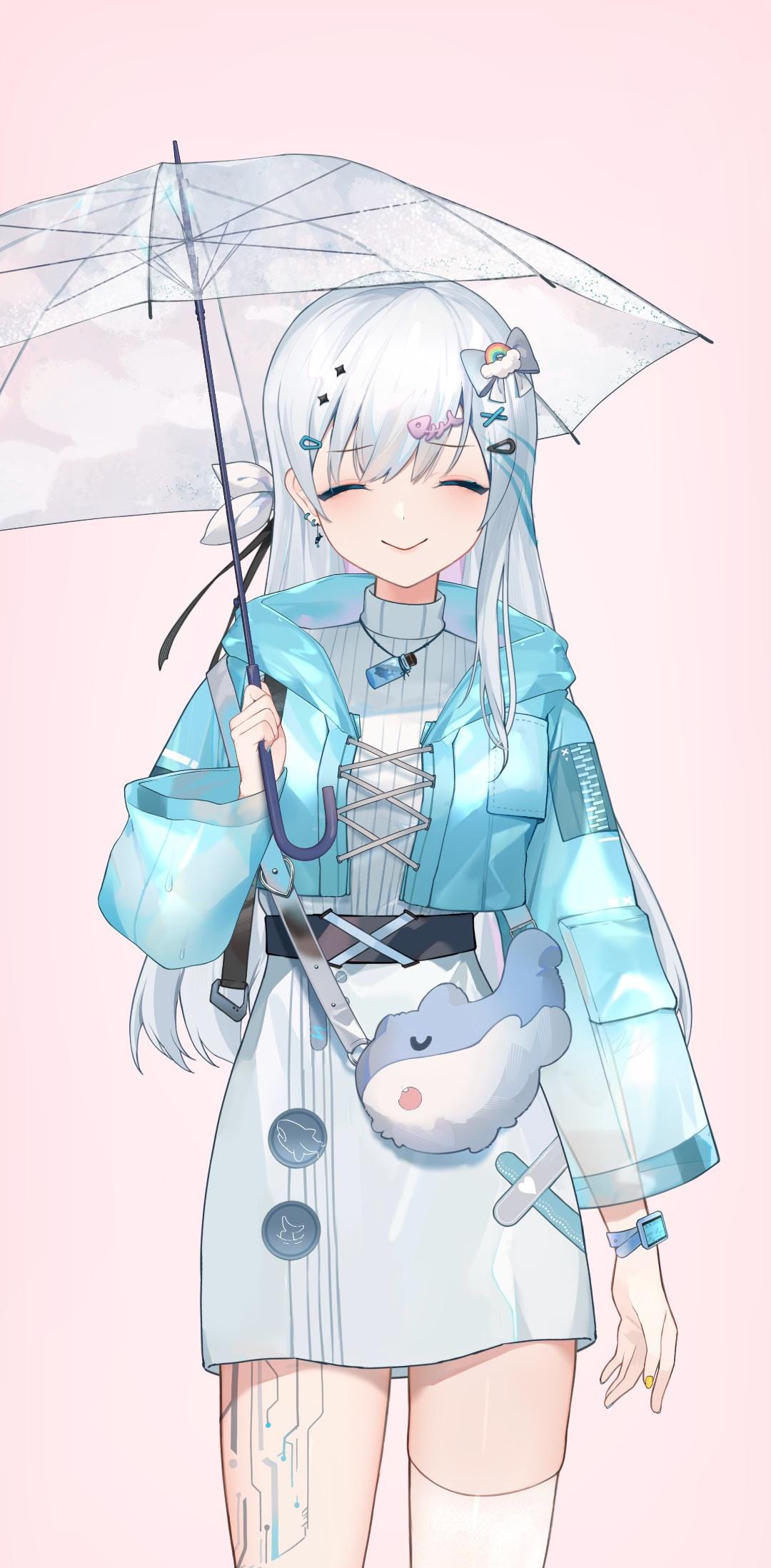 Live2d Premade Vtuber Models : Female Shark - Commercial Fully Rigged ...