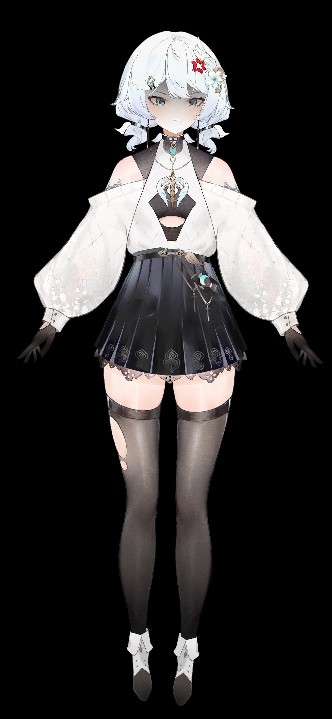 Live2d Premade Vtuber Model : Female Angel - Commercial FULLY RIGGED ...