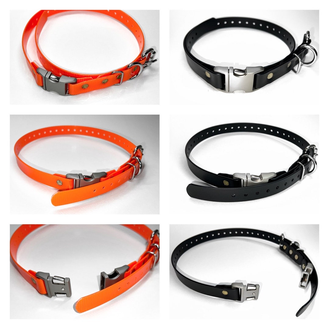 Quick Connect Biothane E-collar Replacement Collar - Adjustable - Waterproof - Odor Proof ...