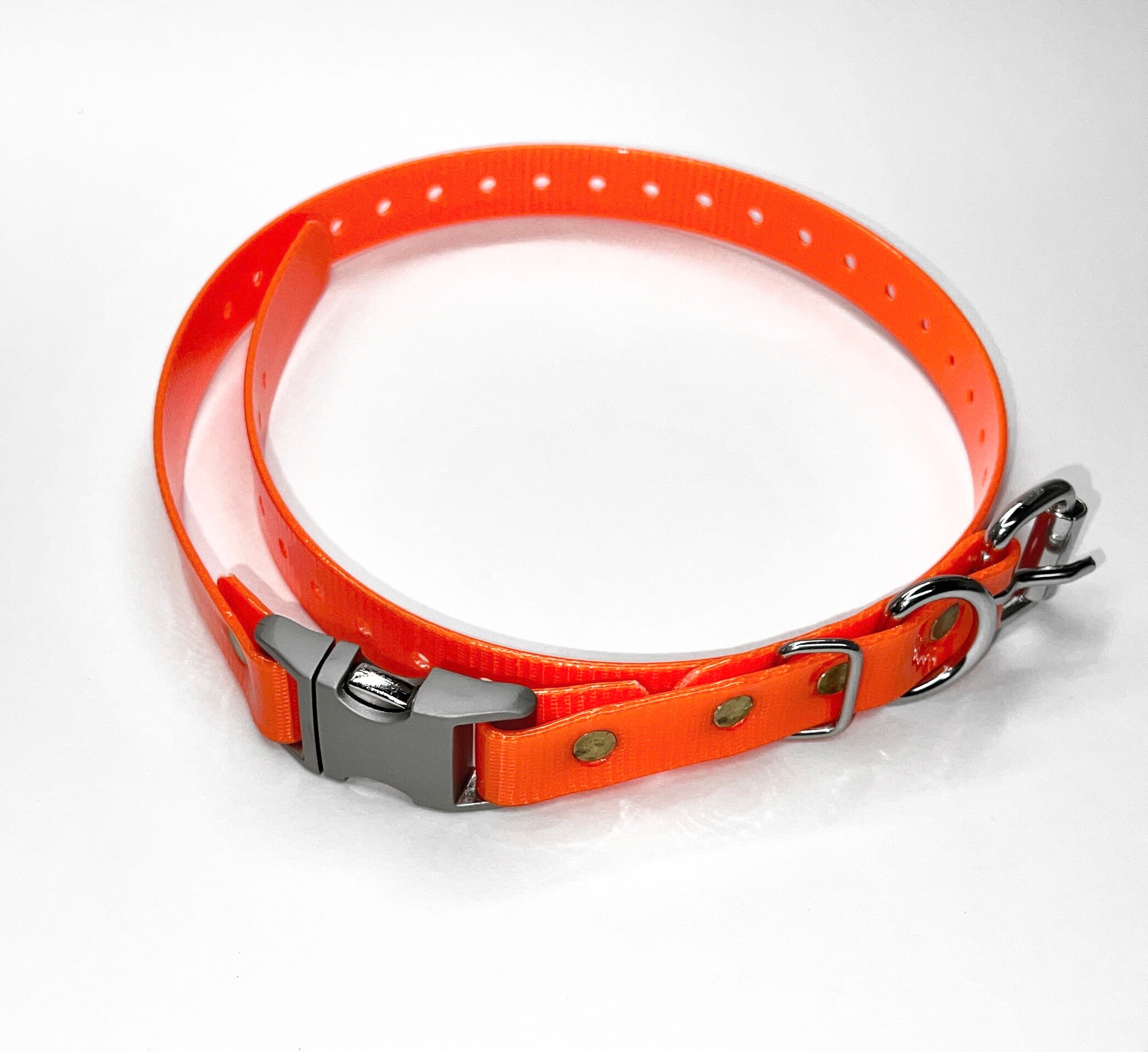 Quick Connect Biothane E-collar Replacement Collar - Adjustable - Waterproof - Odor Proof ...