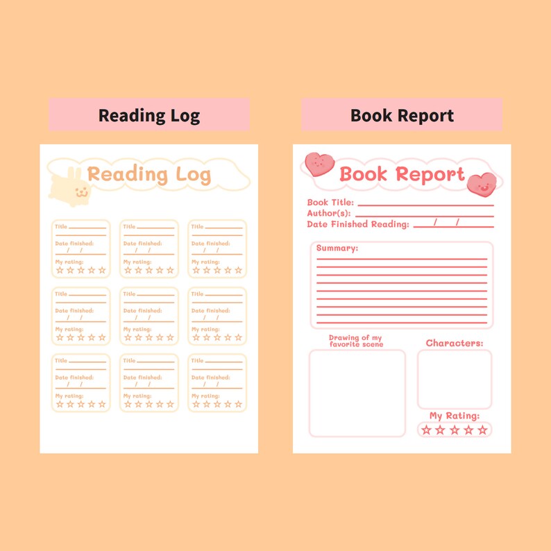 ADHD Planner for Kids, Digital Printable Planner, Children's Planner ...