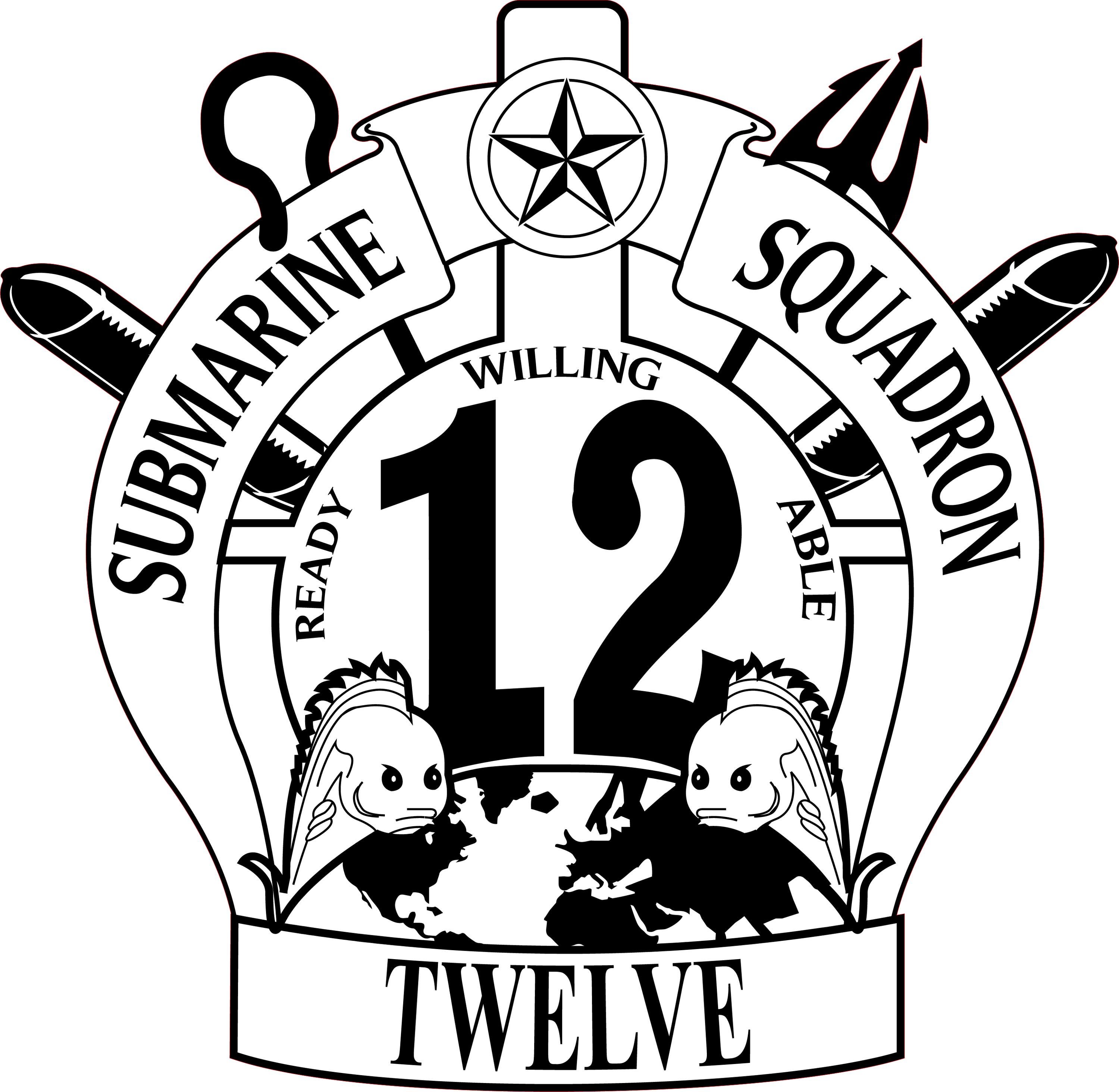 US Navy Submarine Squadron 12 Logo - Digital Download (ai, Svg, Eps ...
