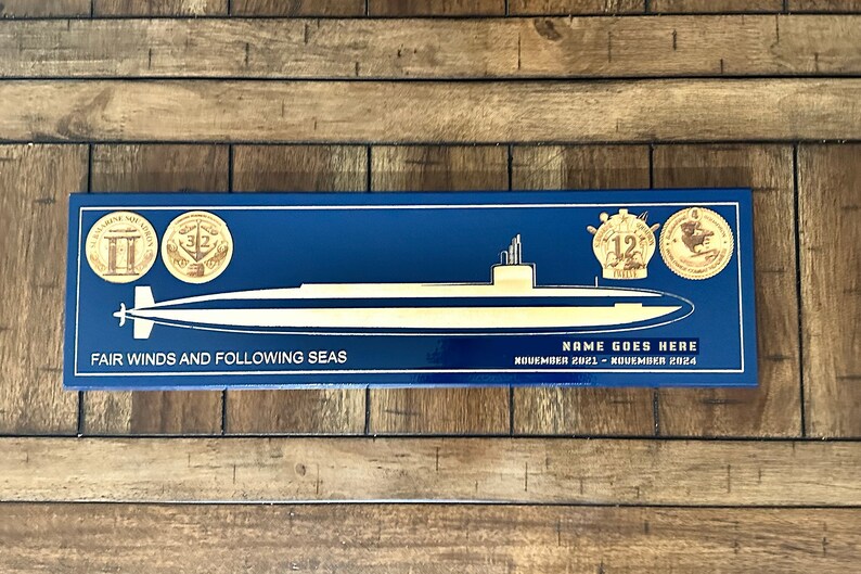 Military Retirement/transition Plaque - Customizable (19" X 5.5") - Etsy