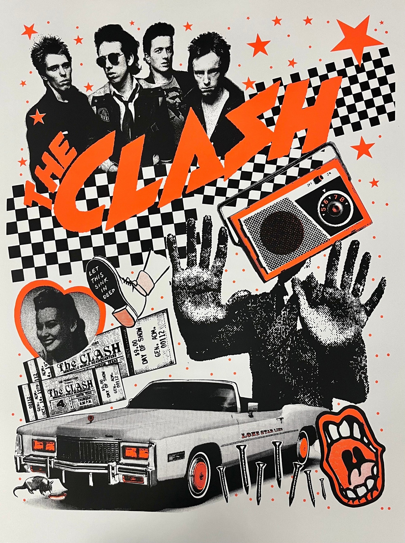 The Clash Commemorative Poster - Etsy