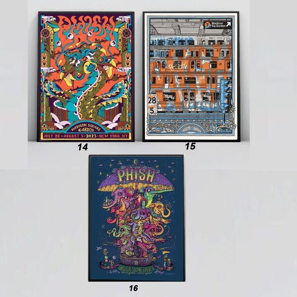 Phish Tour 2023 Poster - Etsy UK