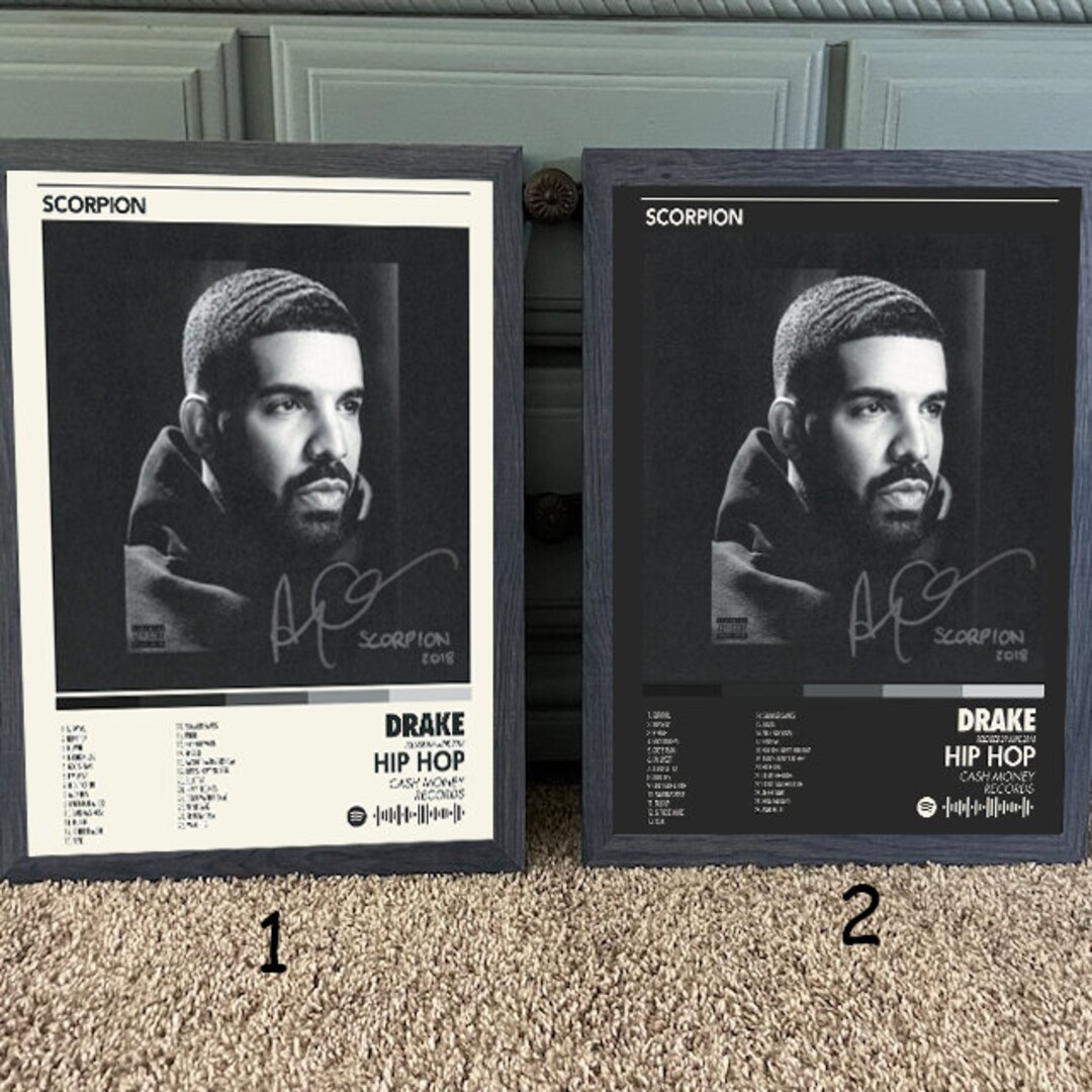 Drake Poster Drake Fan Gift Poster Drake Scorpion Album Art - Etsy
