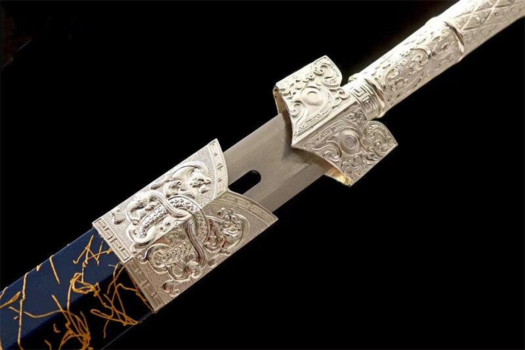 Handmade Chinese Dragon Sword | 41-inch T10 Steel Full Tang - Etsy