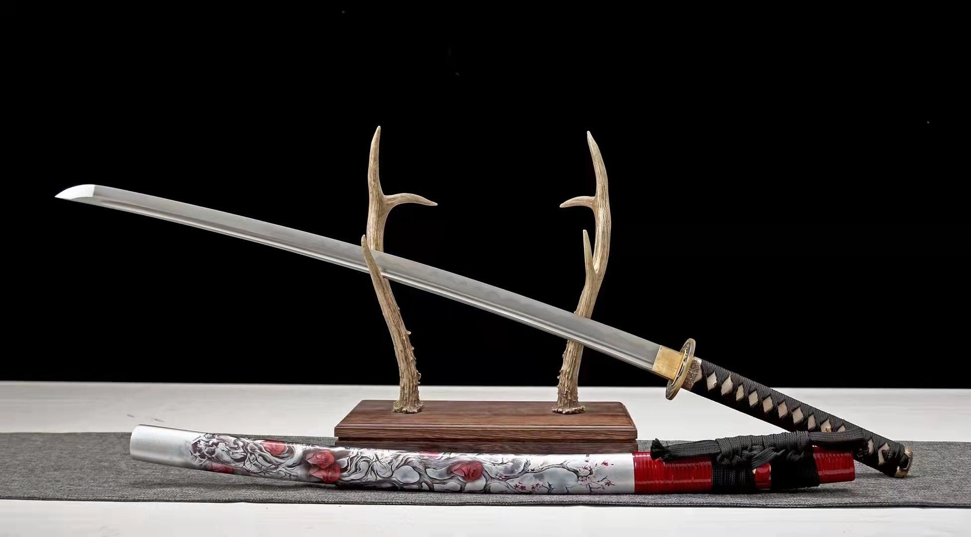 Real Handmade Sword Rose Love Samurai Katana T10 - Etsy