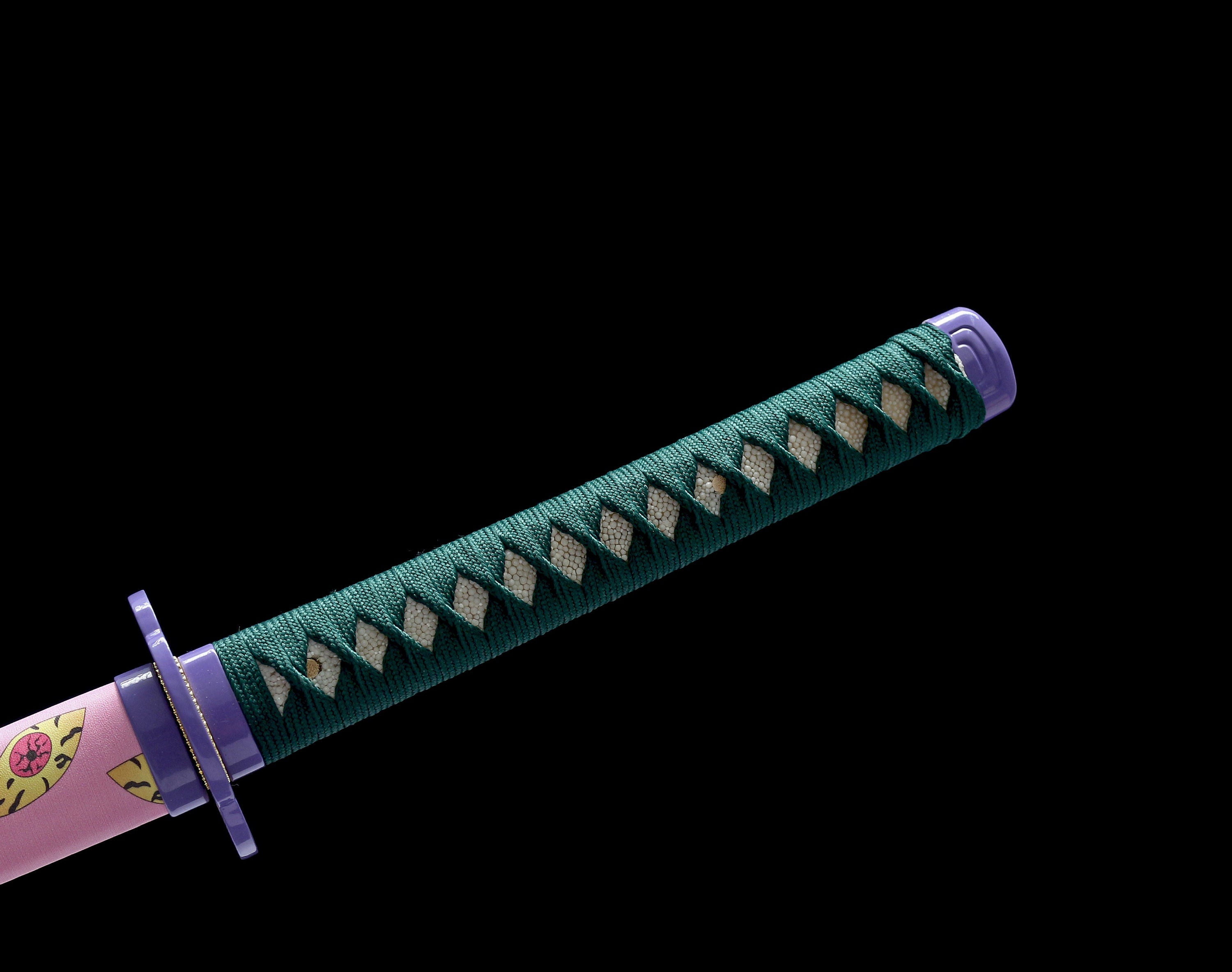 Real Anime Cosplay Pink Green Decorative Katana Sword - Etsy