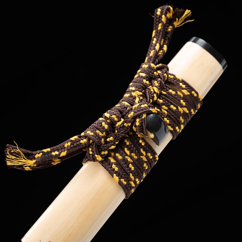 Handmade Chokuto Ninjato Straight Sword Folded Damascus Steel Blade ...