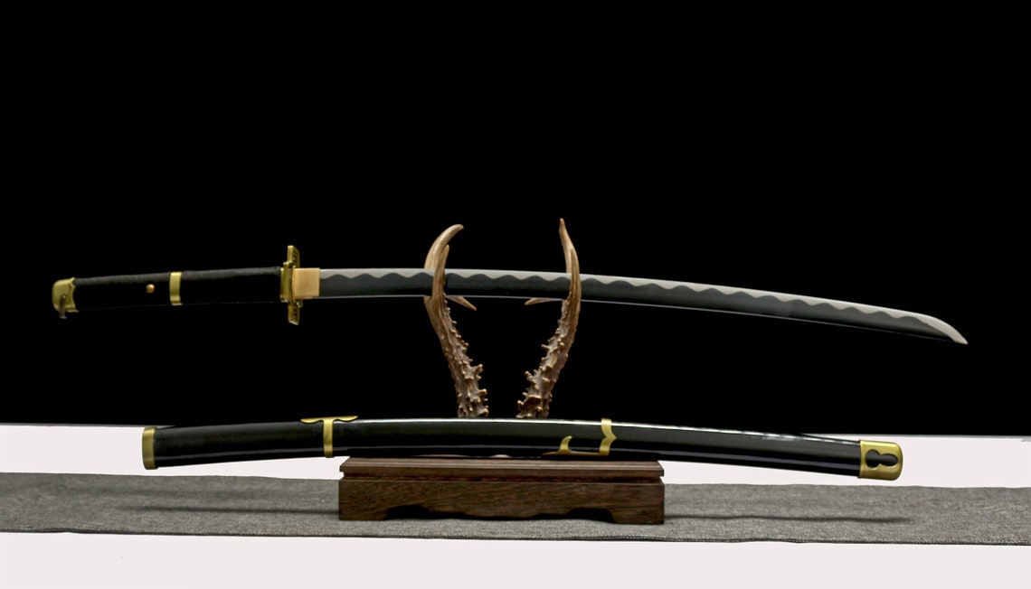 Anime Sword Cosplay One Piece Roronoa Zoro Yubashiri Japanese Handmade ...