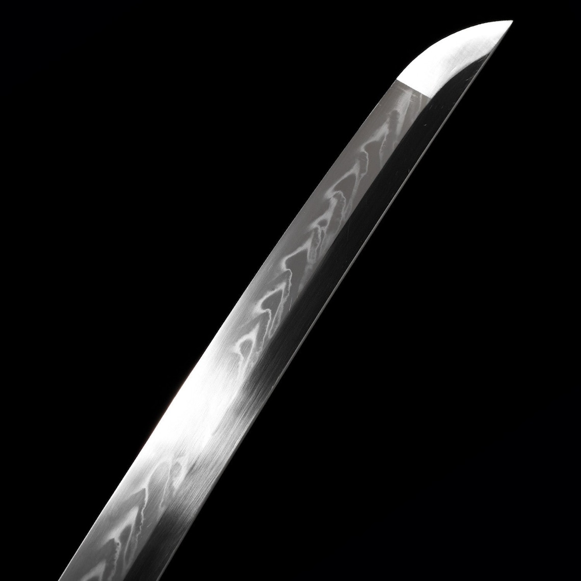 Handmade Japanese Katana Sword With T10 Steel Clay Tempered Real Hamon ...