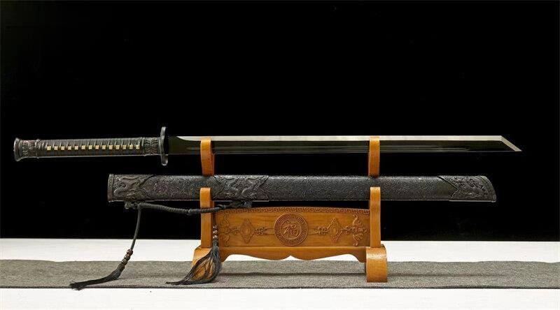 Hand Made Superior Chinese Double Dragon Sword T10 Steel - Etsy