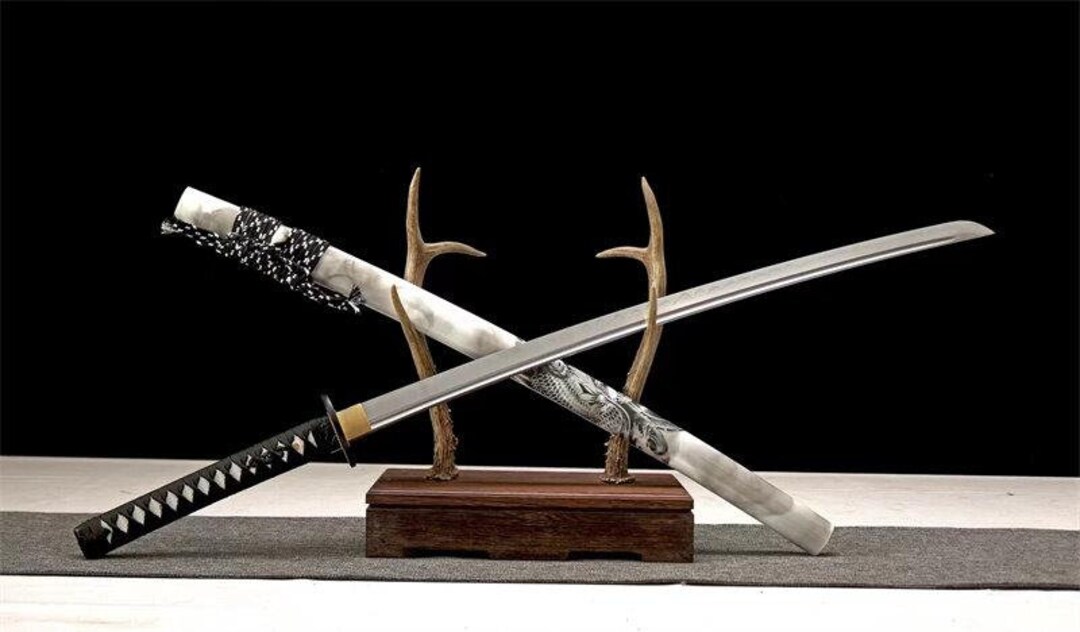 Real Hand Made High Quality T10 Steel Katana Samurai Sword Koi Fish - Etsy