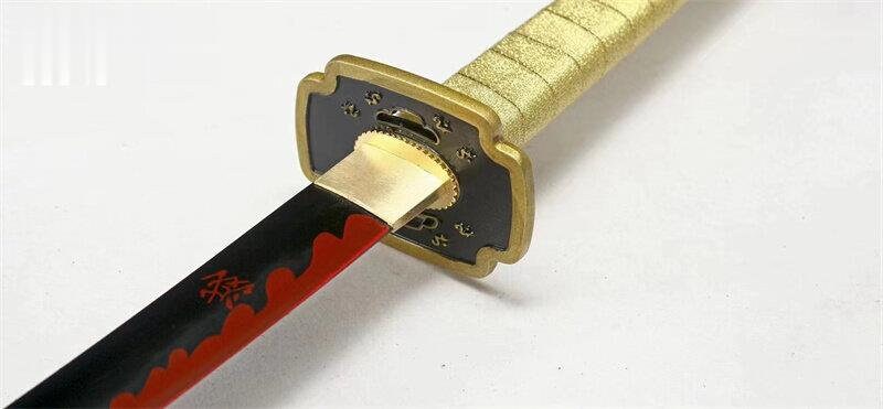 Real Anime Black Red Gold Katana Sword Cosplay - Etsy
