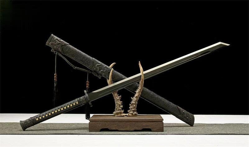 Hand Made Superior Chinese Double Dragon Sword T10 Steel - Etsy