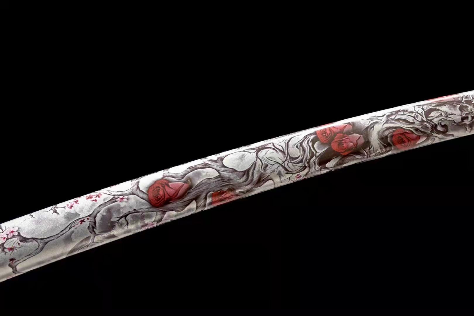 Real Handmade Sword Rose Love Samurai Katana T10 - Etsy