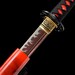 Handmade Samurai Ninjato Sword 1060 Carbon Steel With Red Blade - Etsy