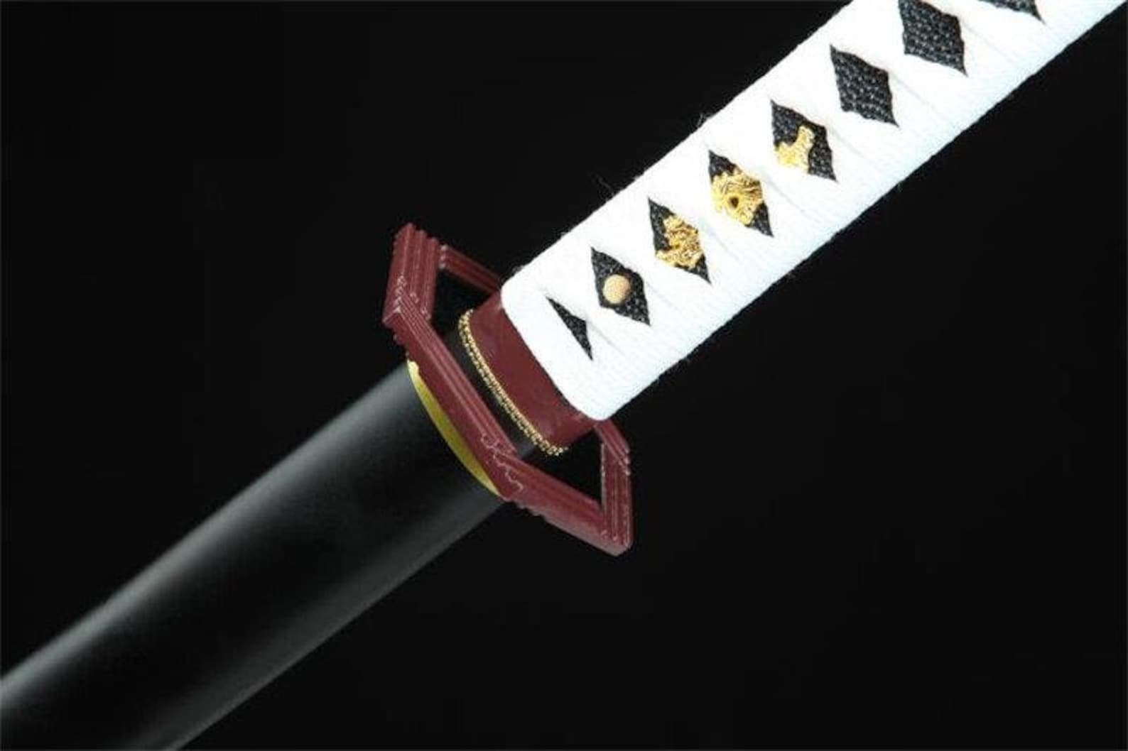 Black and White Anime Katana Sword Cosplay - Etsy