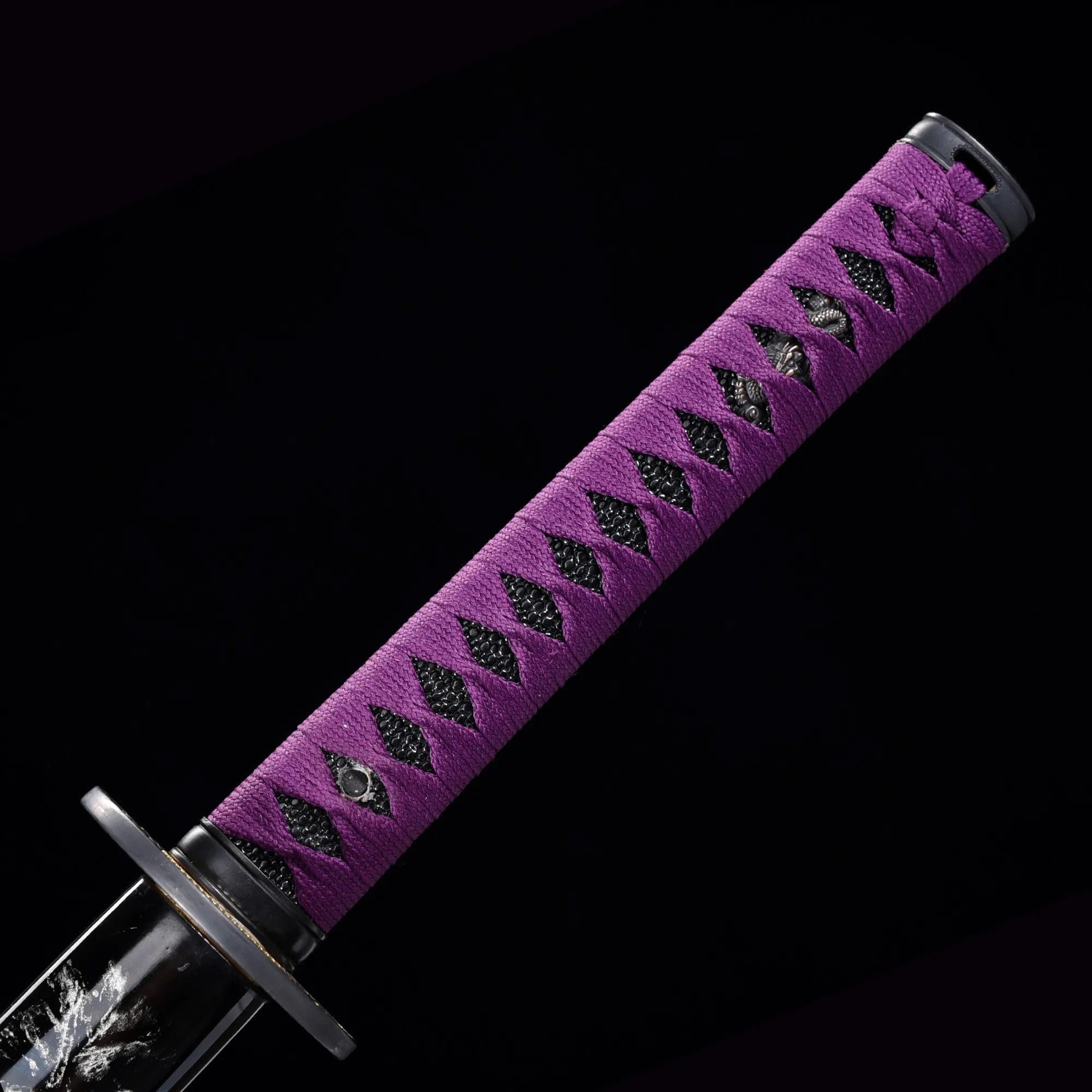 Samurai Katana Sword Handmade Purple Blade - Etsy