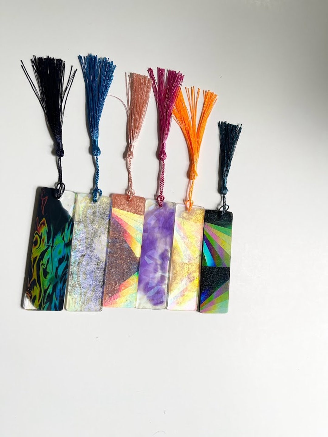 Handmade Resin Bookmarks - Etsy