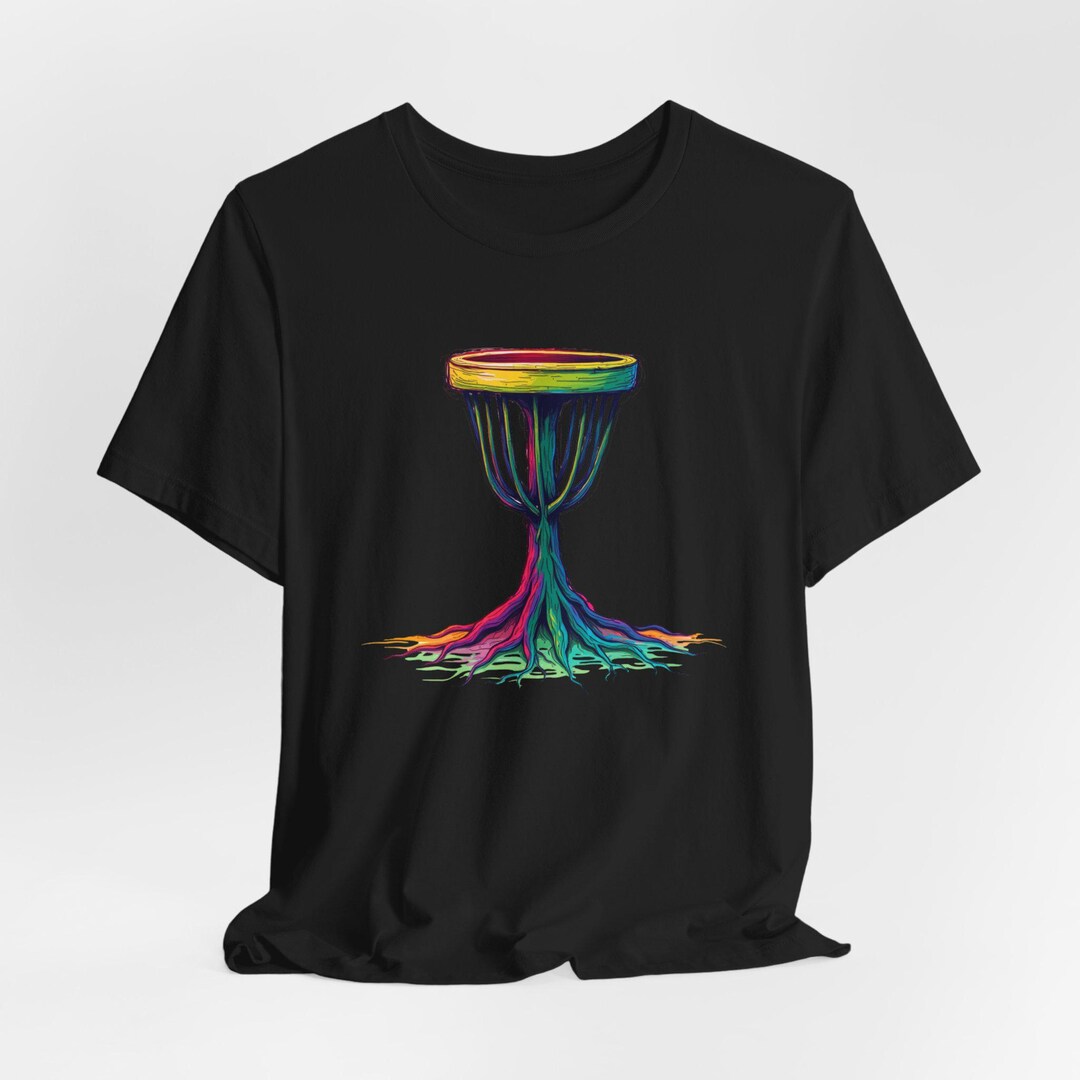 Disc Golf Tree of Life Design 1 Unisex T-shirt, Happy Feel-good Disc ...