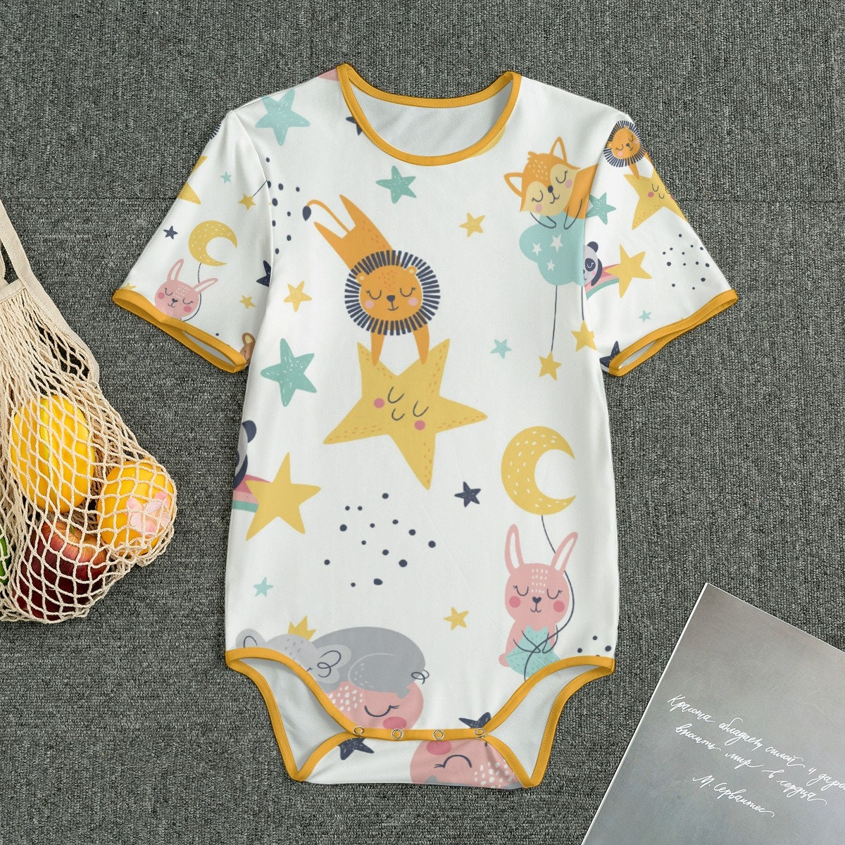 Adult Onesie | Adult Baby Snap Crotch Bodysuit | Abdl |kawaii |romper ...