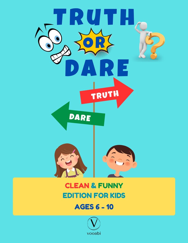 Printable Truth or Dare Game for Kids – Clean & Funny Challenges – Ages ...