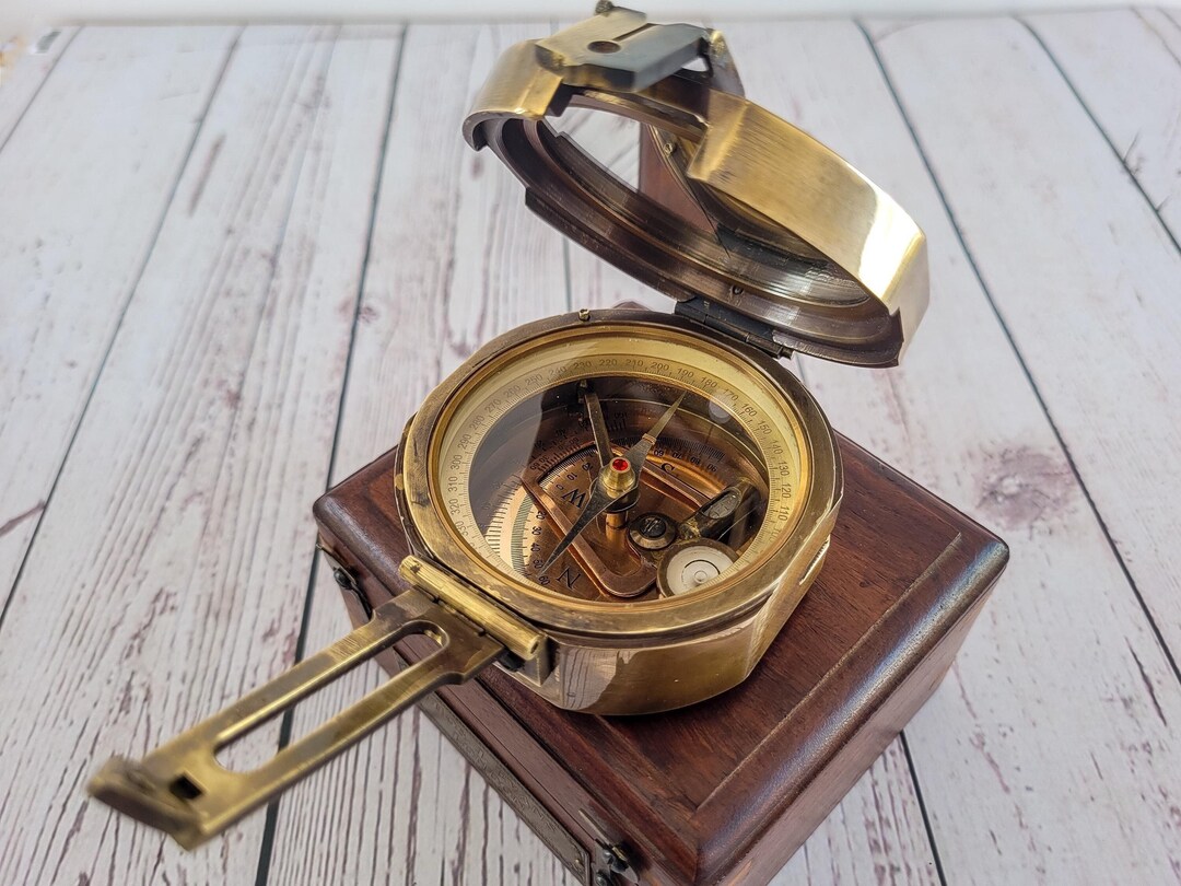 Personalized Brunton Compass for Men Gifts Brass Compass for Baptism ...