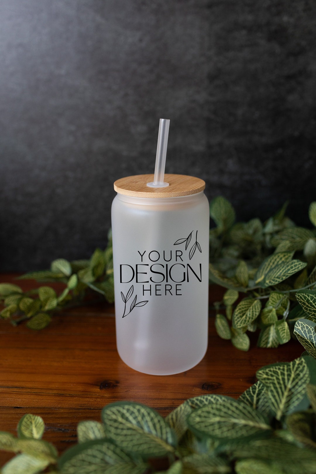 16oz Libbey Glass Can Mockup, Glass Beer Can Mock-up, Libby Mockup ...