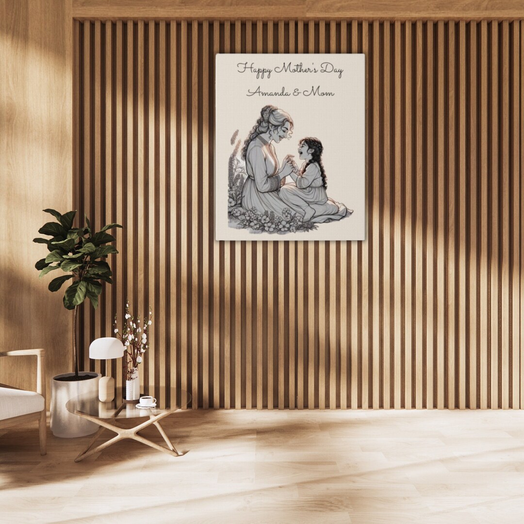 Personalized Mother and Daughter Poster for Mother's Day Gift Moms Gift ...