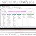 To Do List Task List Google Sheets Template Editable Checklist Priority ...