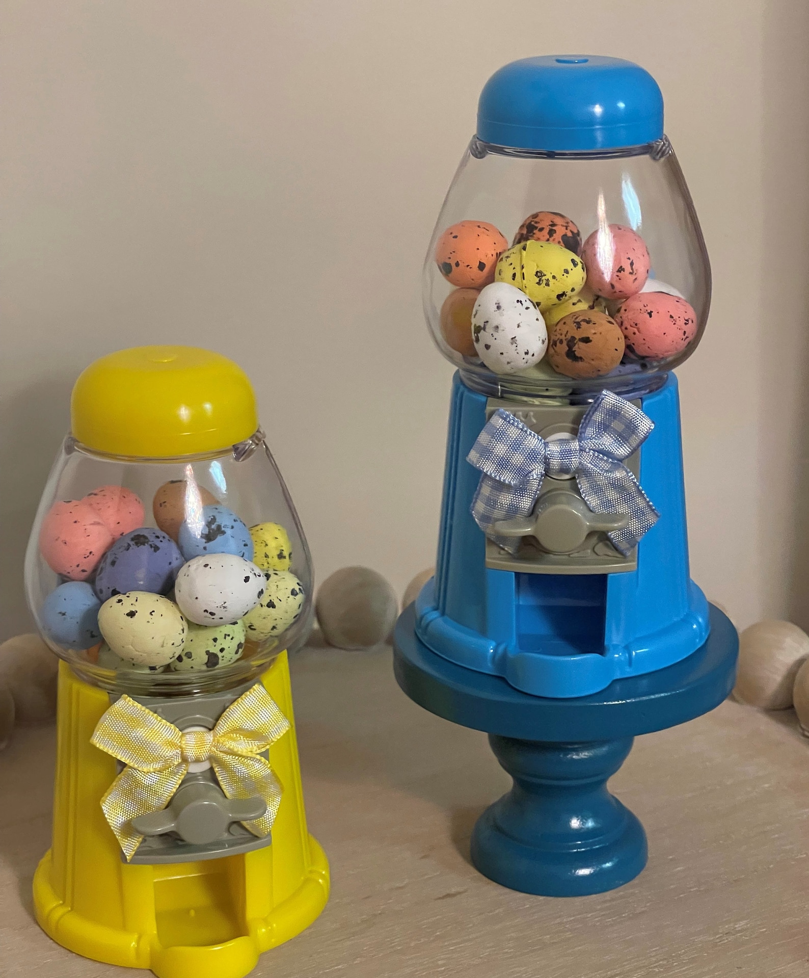 Mini Easter Gumball Machine Easter Decor for Tiered Tray - Etsy