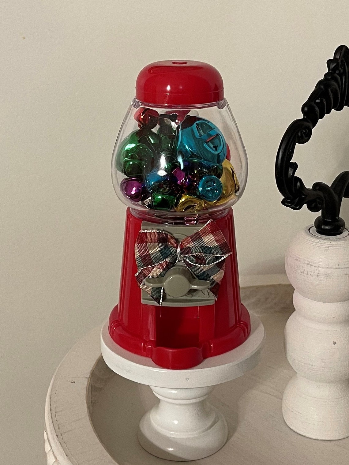 Mini Gum Ball Machine, Tiered Tray Decor, Christmas Decor, Christmas ...
