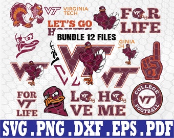 Virginia Tech Logo Svg - Etsy