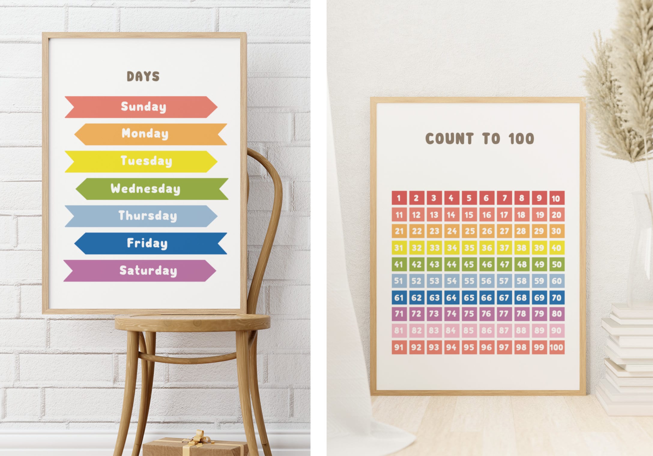 Set of 12 Educational Posters, Classroom Decor, Homeschool Printable ...